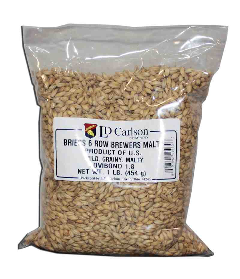 BRIESS 6-ROW BREWERS MALT 1 LB